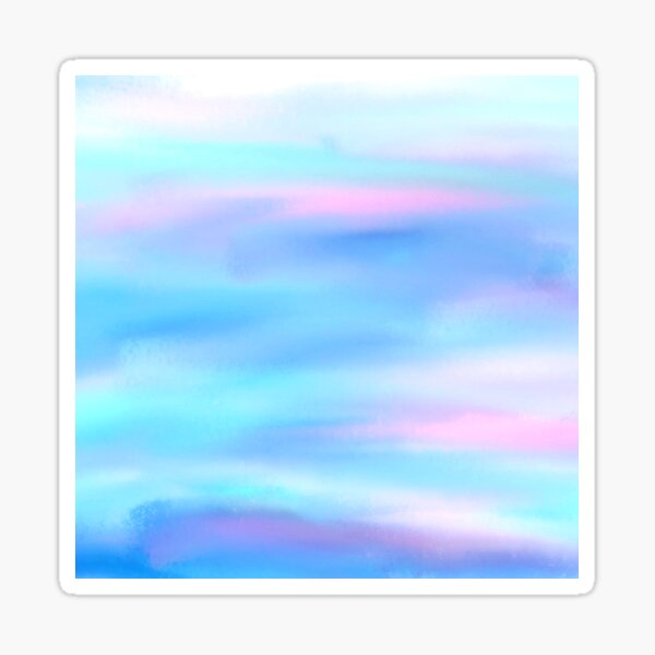 Rainbow Clouds Sticker For Sale By Frosty2099 Redbubble