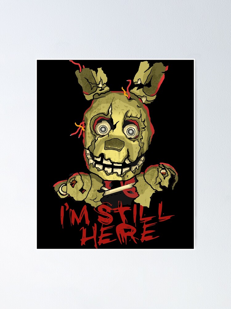 "Five Nights At Freddy;s Springtrap" Poster by isaiapinar8 | Redbubble