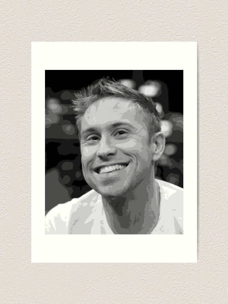 "Russell Howard Black & White Pop Art Portrait Painting" Art Print for ...