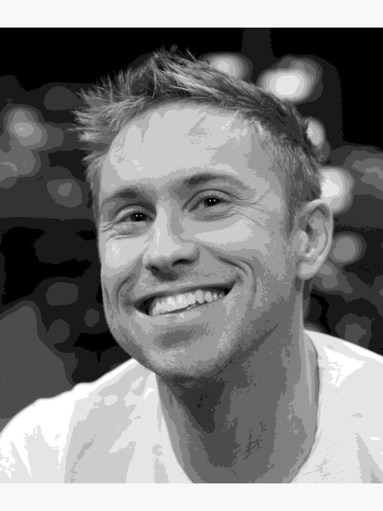 "Russell Howard Black & White Pop Art Portrait Painting" Art Print for ...