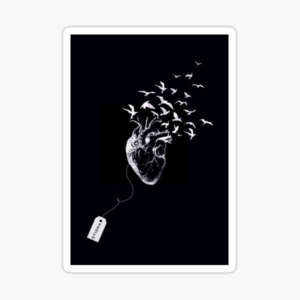 "BTS WINGS- Stigma" Sticker by lynnxzhou | Redbubble