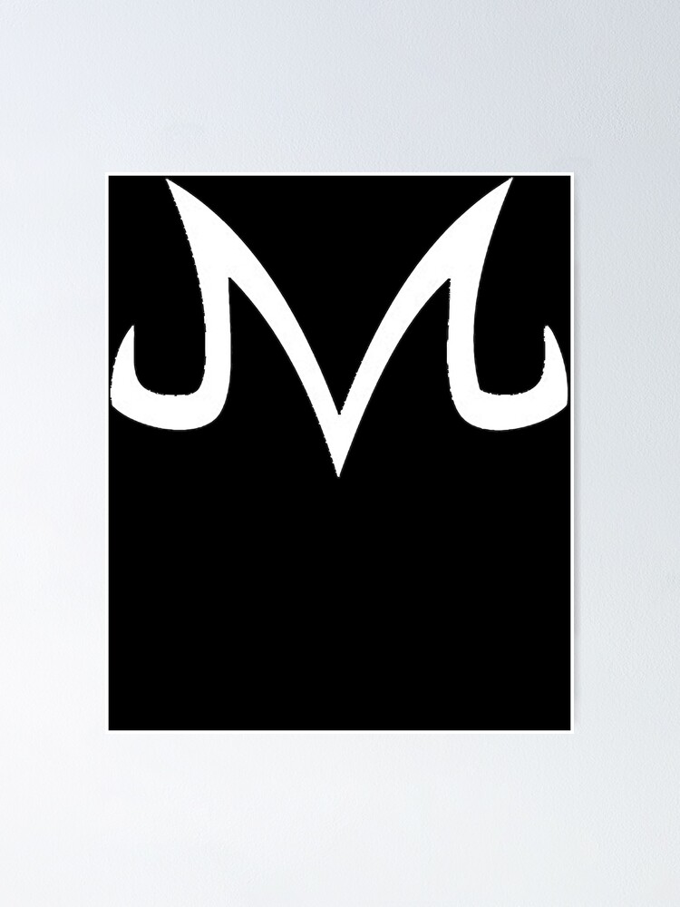 "Logo Majin Vegeta Classic" Poster for Sale by MarkMiller465 | Redbubble