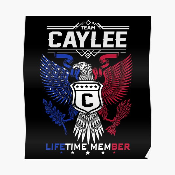 Póster «Camiseta con el nombre de Caylee - Camiseta con el artículo de ...