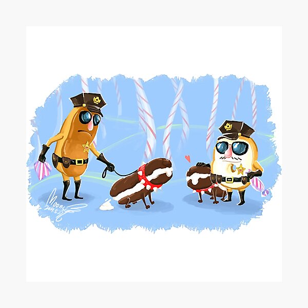 "Wreck-It Ralph Doughnut Cops and Devil Dogs " Photographic Print for ...