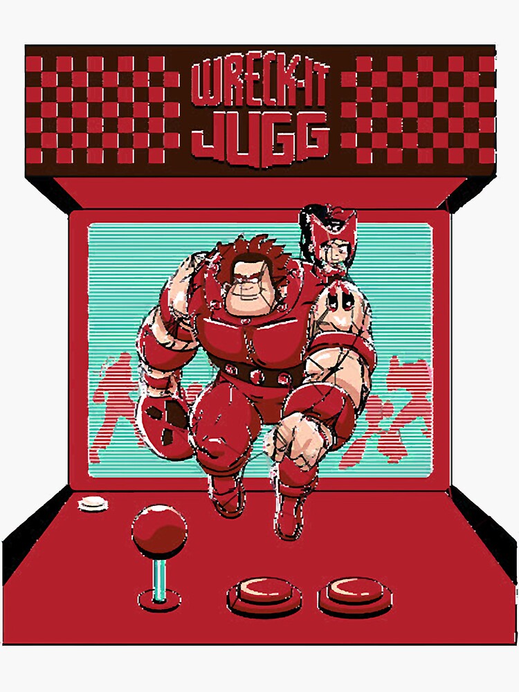 "Wreck-It Juggernaut " Sticker by LoganLockwood | Redbubble