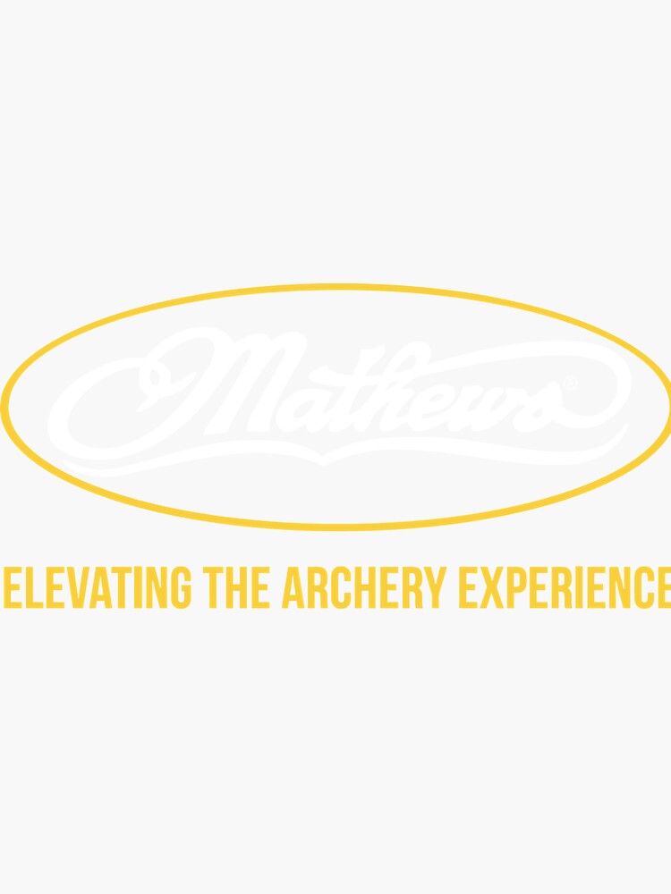 "MATHEWS ARCHERY LOGO BOW ARROW Classic" Sticker by MarkMiller465 ...
