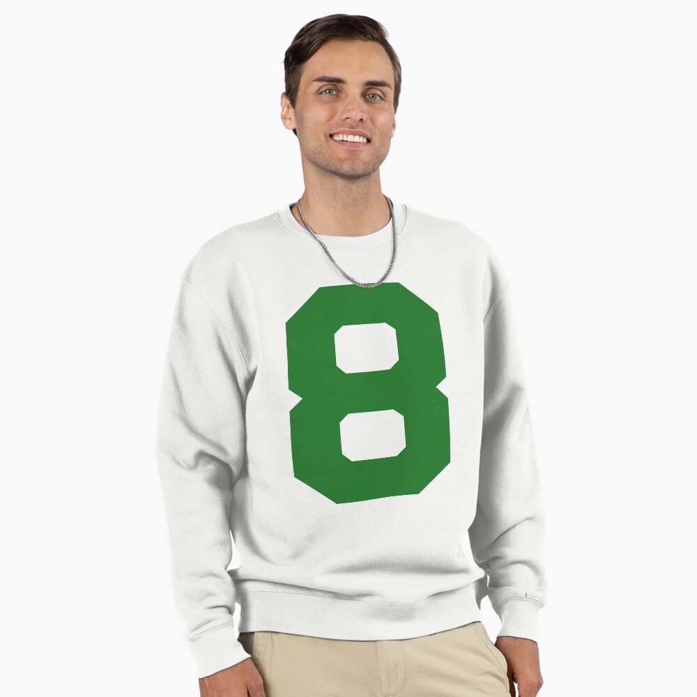 "Number 8, Green eight, Sports number 8" Sticker for Sale by ...