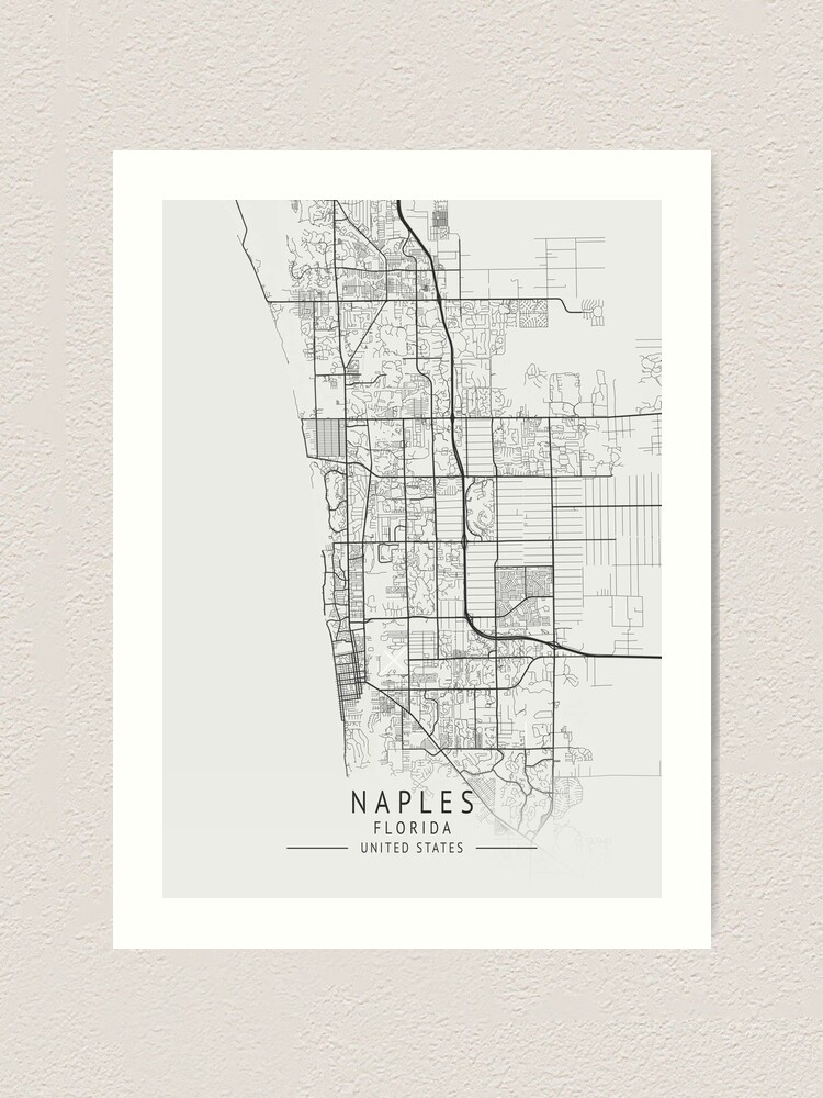 Us Map Showing Naples Florida