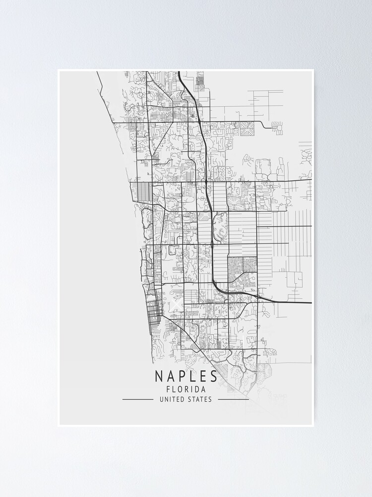 Map Downtown Naples Florida