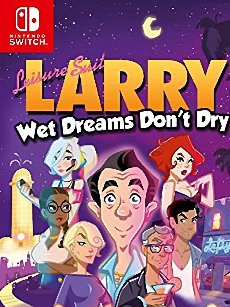 "Leisure Suit Larry Video Game" Sticker by lyonelshamyra | Redbubble