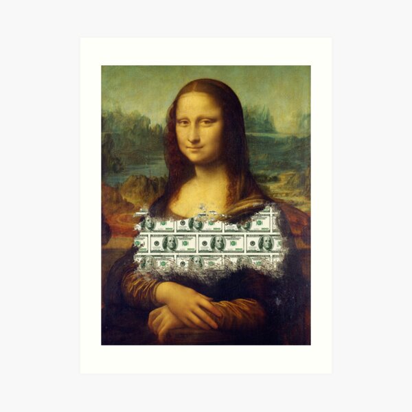 "Mona Lisa Modern Motivation Inspirational Decoration Pop Culture ...