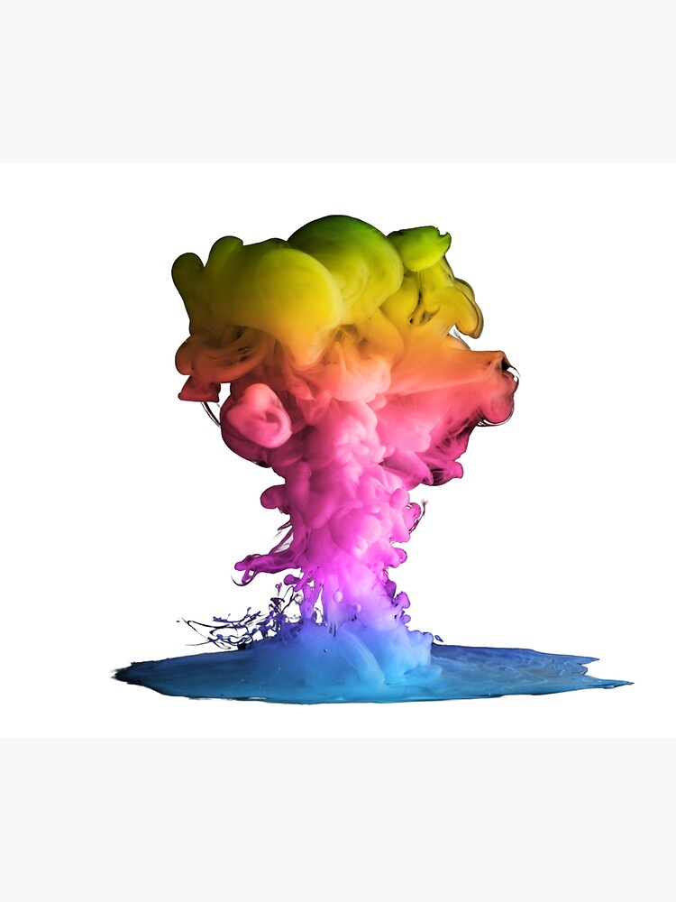 "Exploding colorful rainbow paint explosion" Poster for Sale by ...
