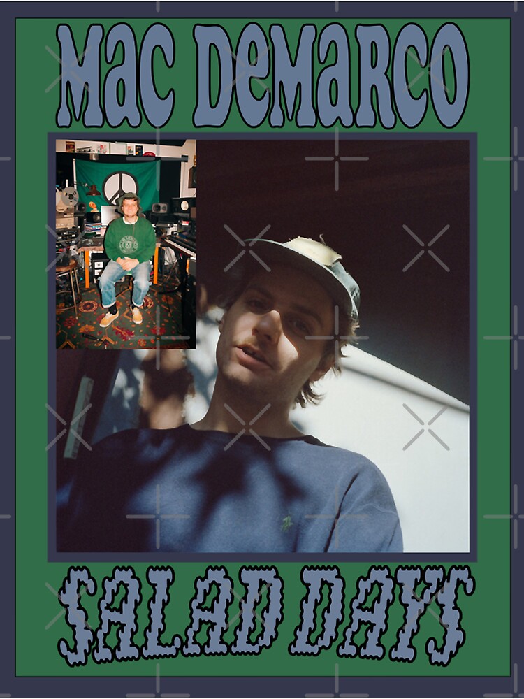 "Funny Men Mac Demarco Salad Days Poster Awesome For Music Fan" Sticker ...