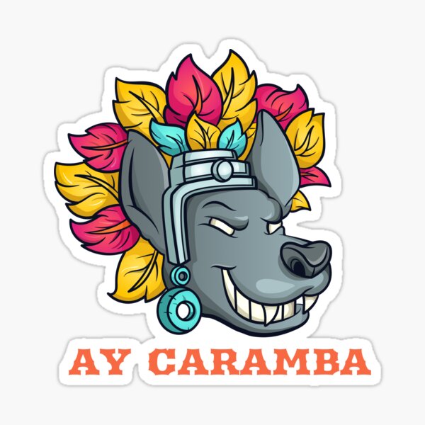 "Ay Caramba " Sticker by rukna | Redbubble