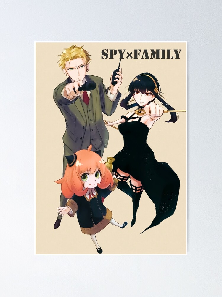 Poster « Yor Forger Spy x Famille Peinture Art », par jerrieart | Redbubble