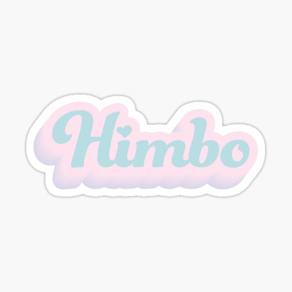 "Himbo Pride | Pastel Pink and Blue Color" Sticker by SticusDesign ...