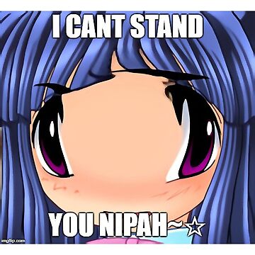 "I CANT STAND YOU NIPAH~☆ " Sticker for Sale by JohnHoolan | Redbubble
