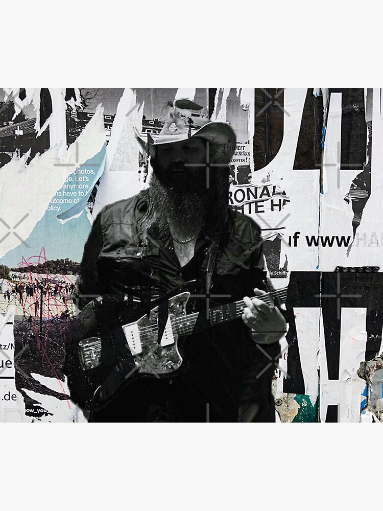 "Chris Stapleton Collage" Sticker by madkeenoff | Redbubble