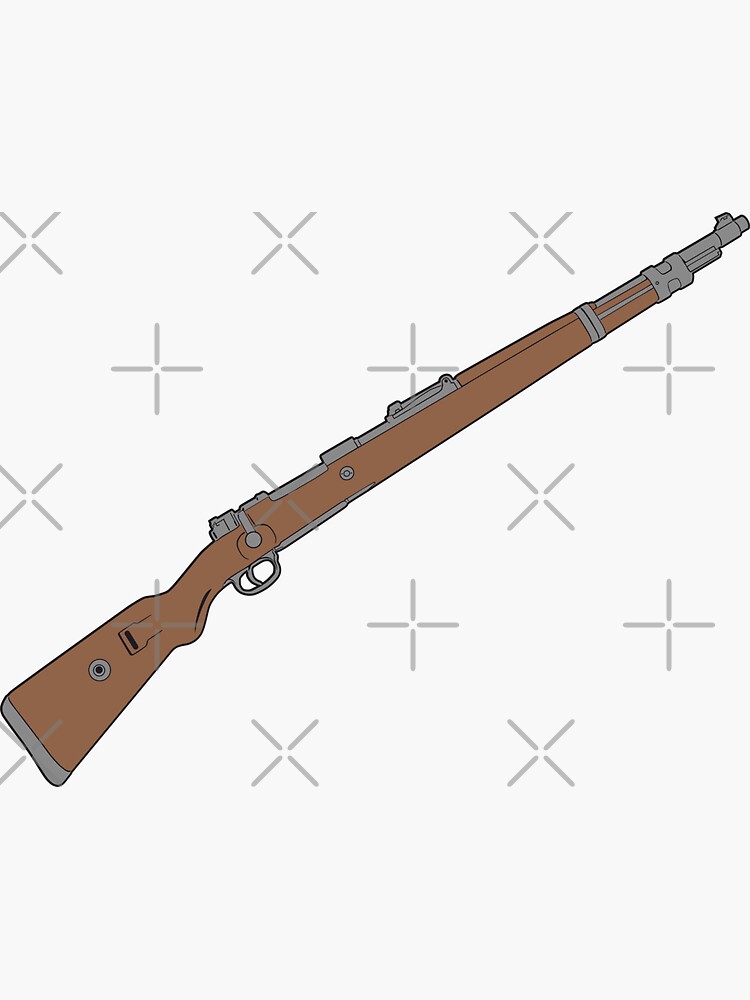 "Mauser 98K color" Sticker by FAawRay | Redbubble