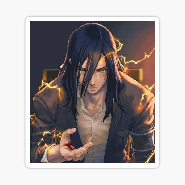 "Attack On Titan Eren Yeager" Sticker by Real1One | Redbubble