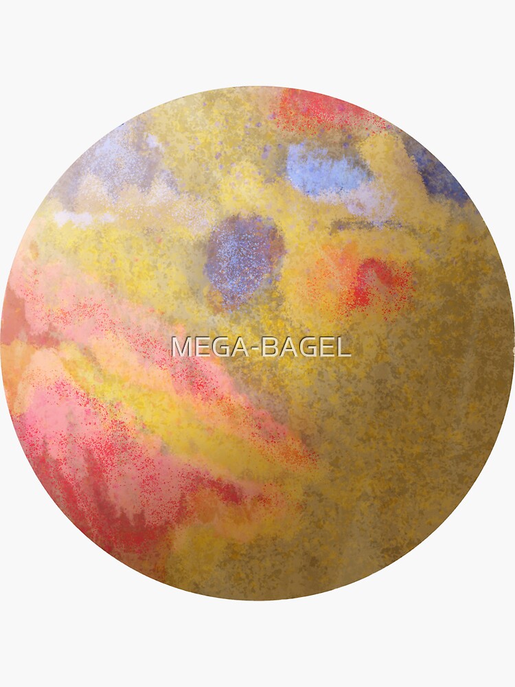 "Pluto" Sticker by MEGA-BAGEL | Redbubble