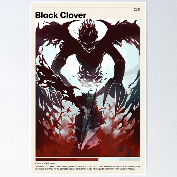 "Black Clover Anime Poster Print Poster" Poster for Sale by ...