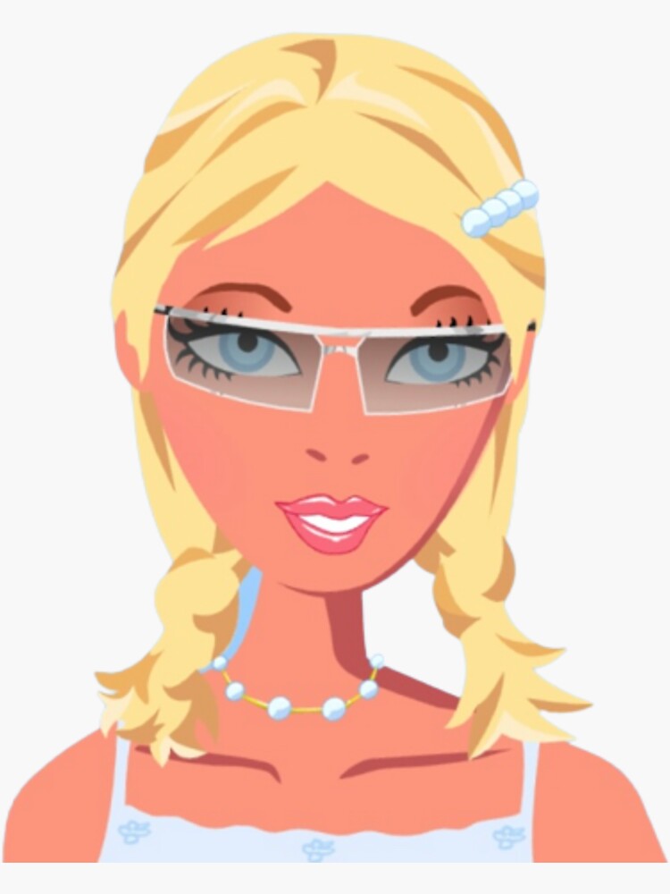 "Barbie My Scene Makeover I" Sticker for Sale by glossy00s | Redbubble