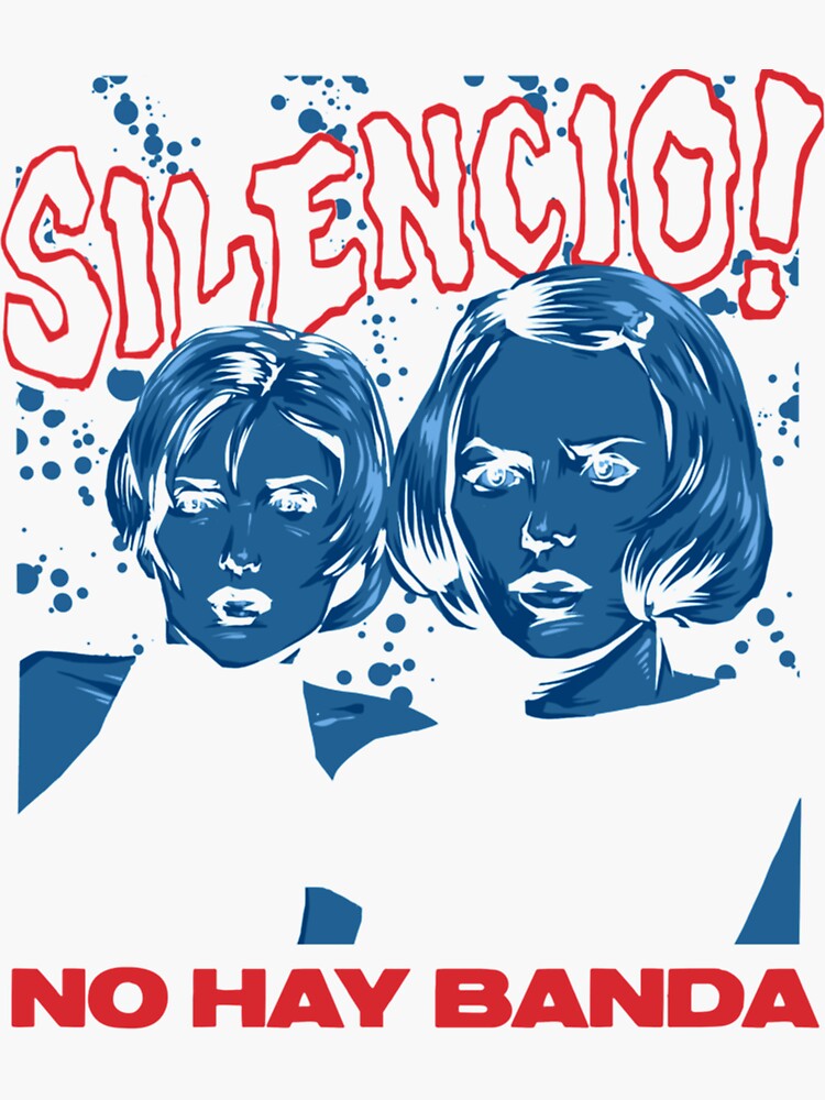 "SILENCIO " Sticker for Sale by DazeyUKPrint | Redbubble