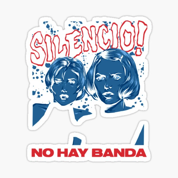 "SILENCIO " Sticker for Sale by DazeyUKPrint | Redbubble