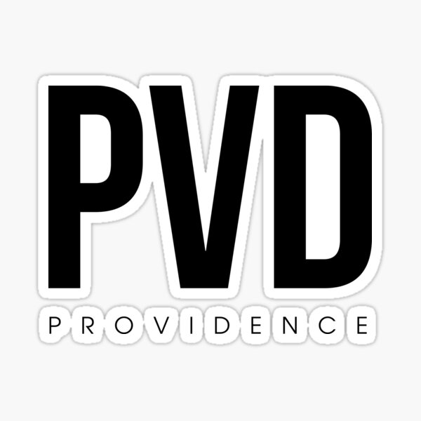 "PVD - Providence Airport Code" Sticker by CartoCreative | Redbubble