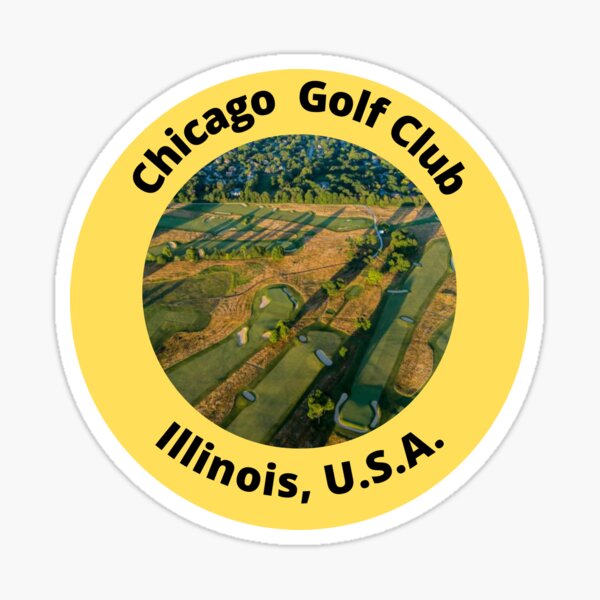 "Chicago Golf Club, Illinois, USA" Sticker by ContentCreation | Redbubble