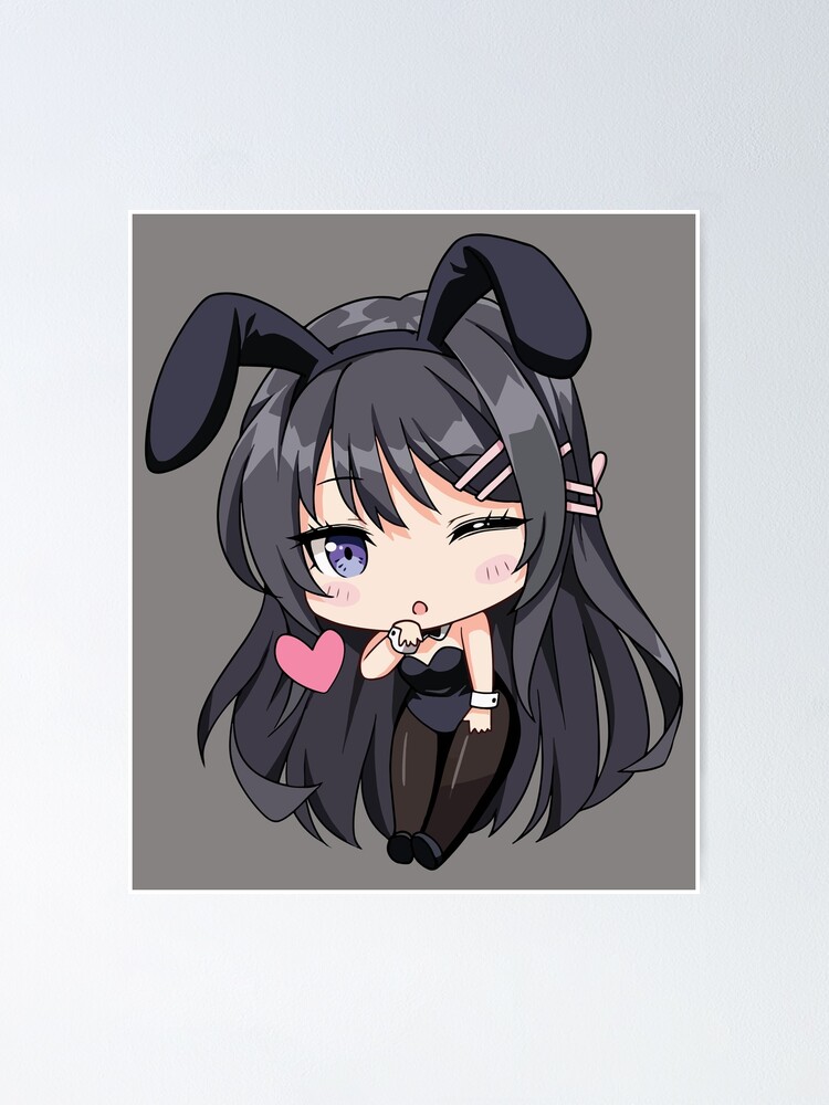 "Mai Sakurajima Chibi Rascal träumt nicht von Bunny Girl Senpai" Poster ...