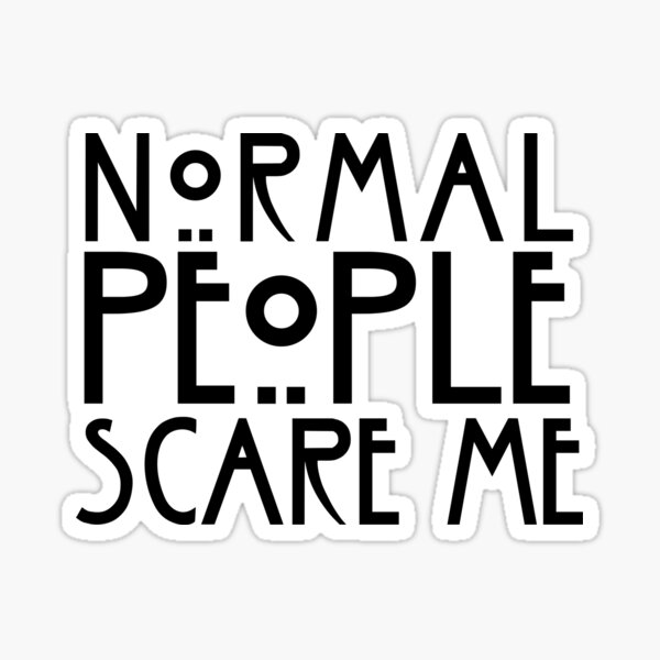 "Normal People Scare Me Shirt, Horror Shirt, Introvert Shirt, Horror ...