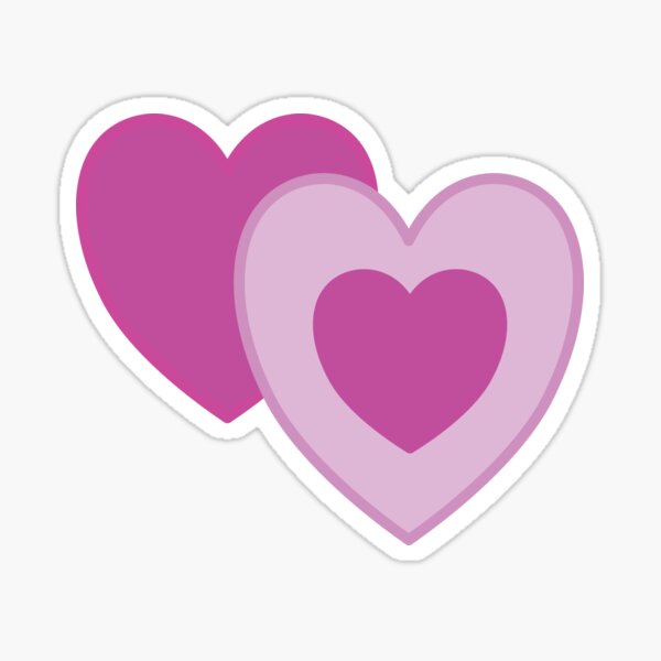 "Purple Mauve Hearts" Sticker by Tanya24 | Redbubble