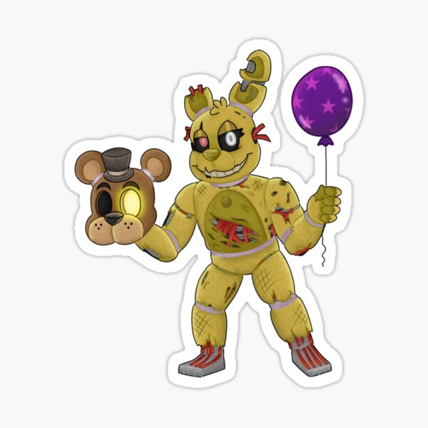 "Springtrap" Sticker by akaitsuki | Redbubble