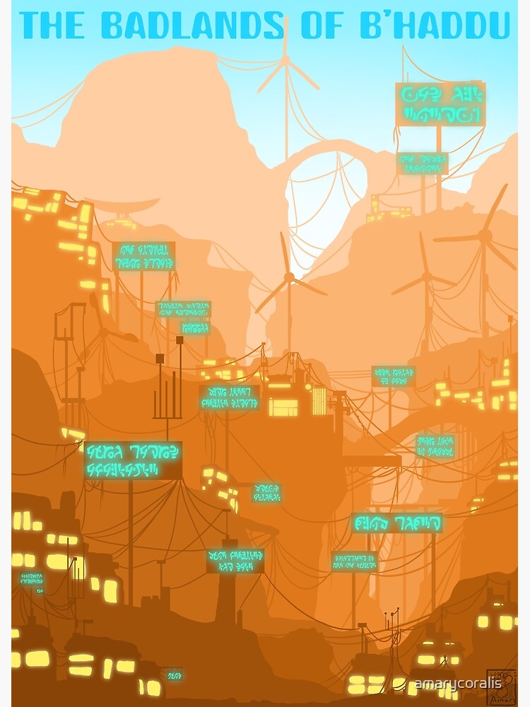 ""The Badlands of B'haddu" Project Xero fan poster" Art Print by ...