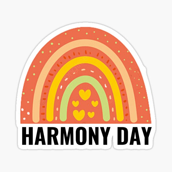 "Harmony day -harmony day australia- harmony day poster" Sticker for ...
