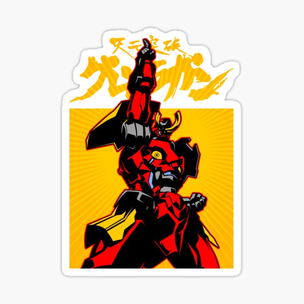"236 Gurren Cover" Sticker for Sale by yexart | Redbubble