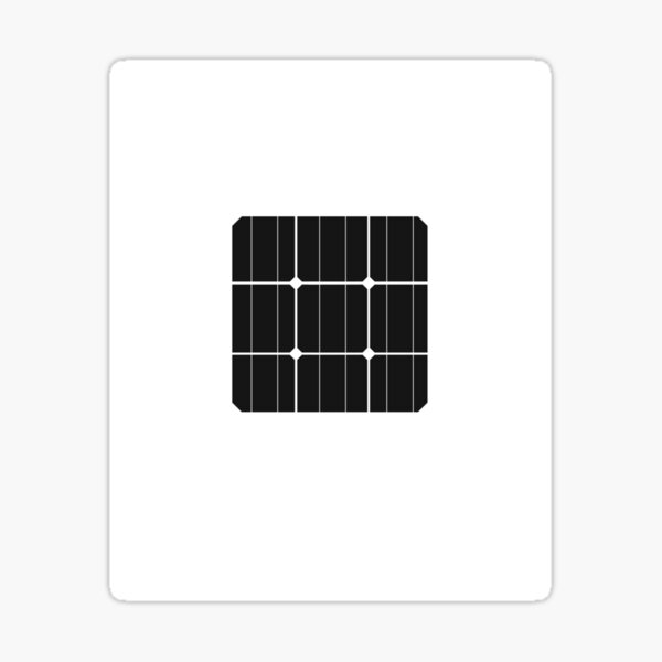 "Solar Panel Graphic ." Sticker by cognacxogriff | Redbubble