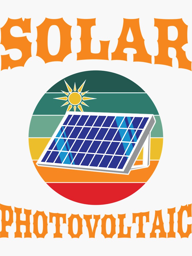 "Solar Panel . Classic ." Sticker by cognacxogriff | Redbubble