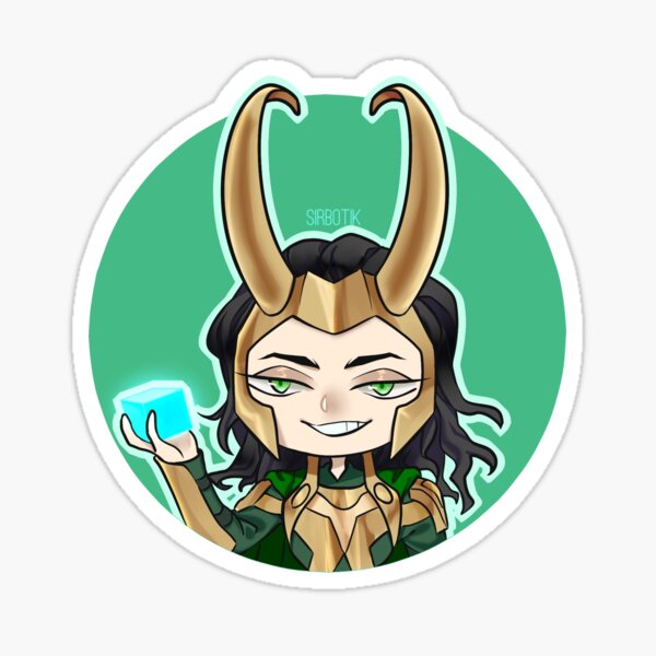 "Loki" Sticker by SIRBOTIK | Redbubble