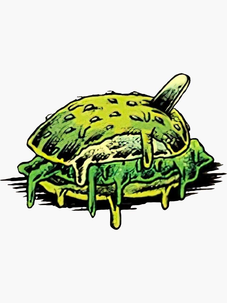 "Chuckle Sandwich Merch Slimy Slider Shirt" Sticker by loolganm | Redbubble