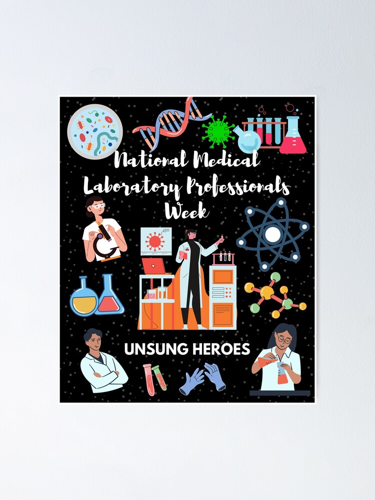 "National Medical Laboratory Professionals Week Unsung Heroes design ...