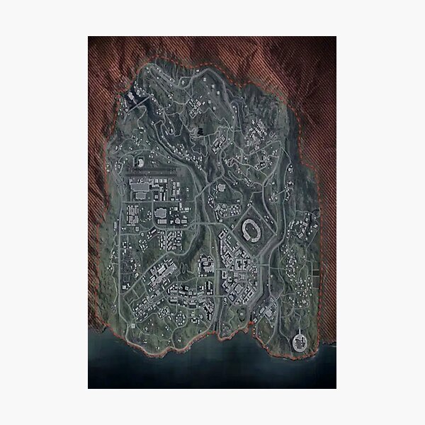 "Verdansk Map - Caldera Map" Photographic Print for Sale by slaykatart ...