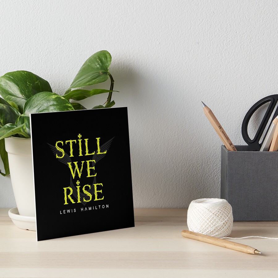 "Hamilton Still We Rise Tattoo" Art Board Print by NeonDesignStore ...