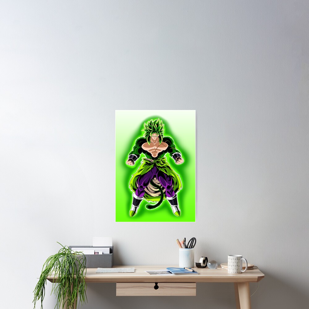 "super saiyan 4 broly redesign" Poster for Sale by ThunderProps3D ...