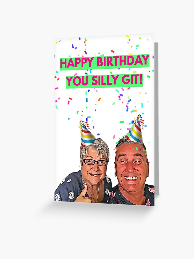 "Gogglebox Jenny and Lee funny birthday card and gifts, ORIGINAL Willow ...