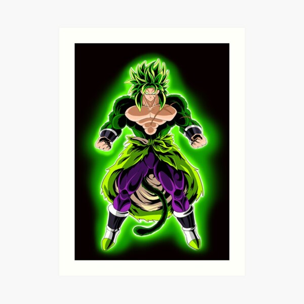 "ss4 super re imaging supersaiyan4 broly " Art Print for Sale by ...