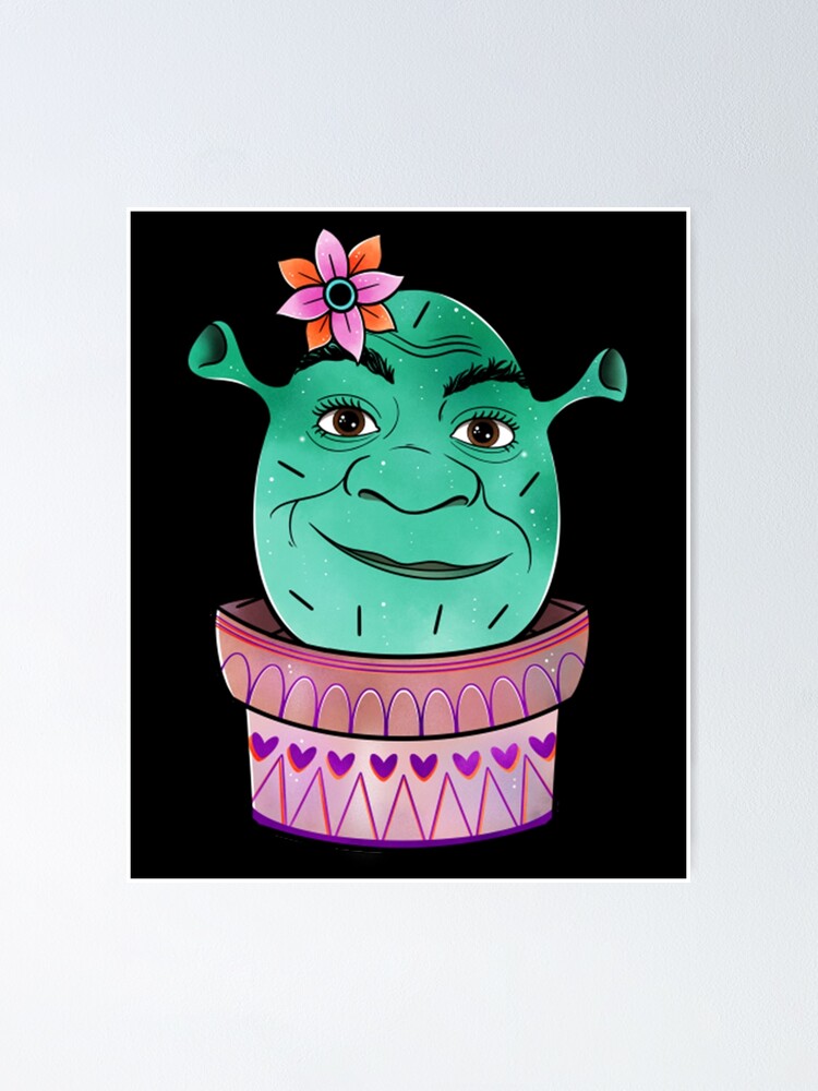 "Shrek Funny Ogre" Poster for Sale by KevinArtUK | Redbubble