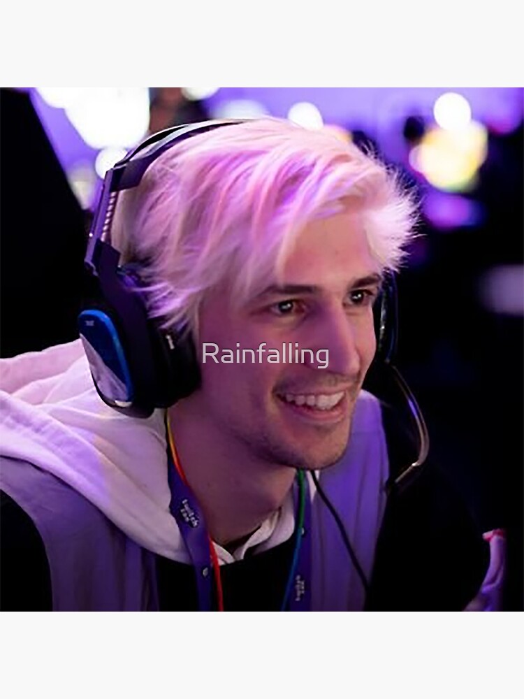 "xQc's Profile Picture" Sticker by Rainfalling | Redbubble